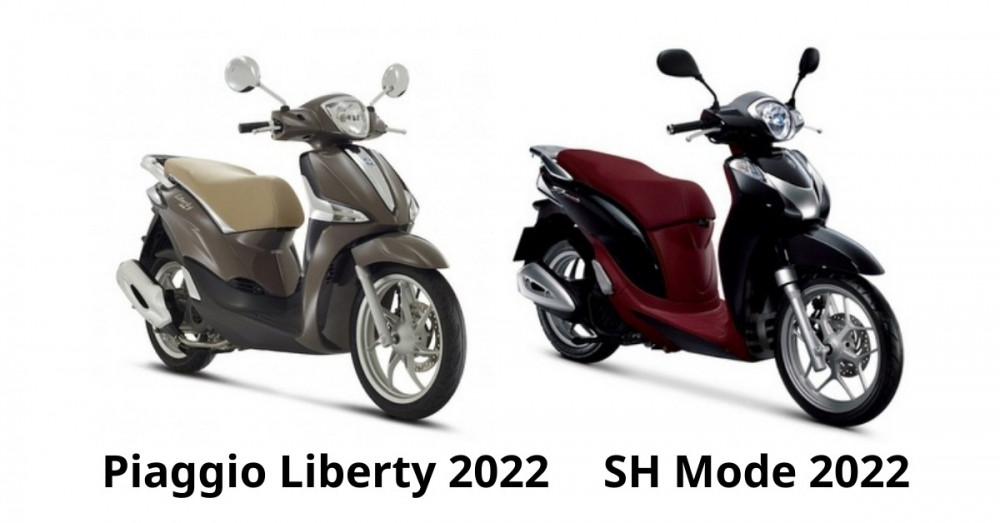 Xe máy tay ga Honda SH Mode 2022 và Piaggio Liberty 2022, đâu là chiếc ...