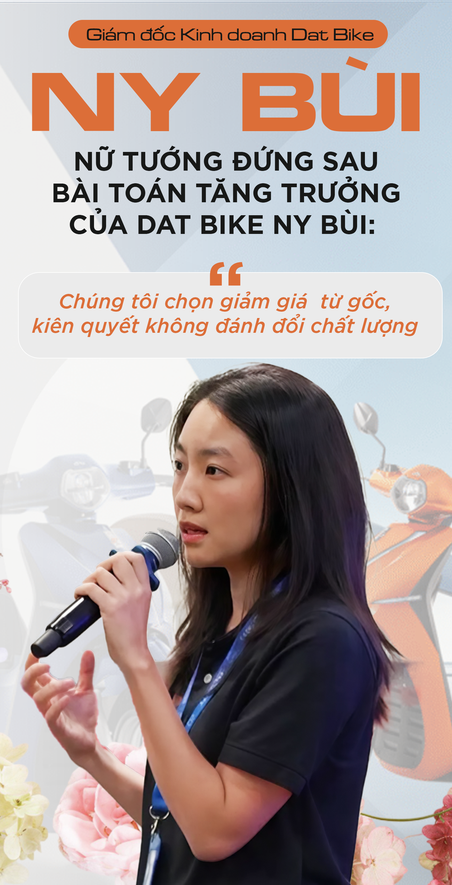 Nữ tướng đứng sau bài toán tăng trưởng của Dat Bike Ny Bùi: ‘Chúng tôi ...