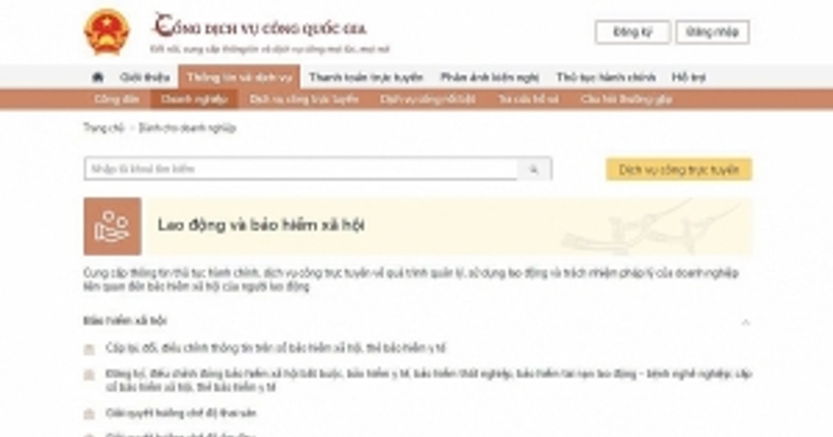Hướng dẫn cấp lại thẻ BHYT do hỏng, mất trên Cổng Dịch vụ công quốc gia