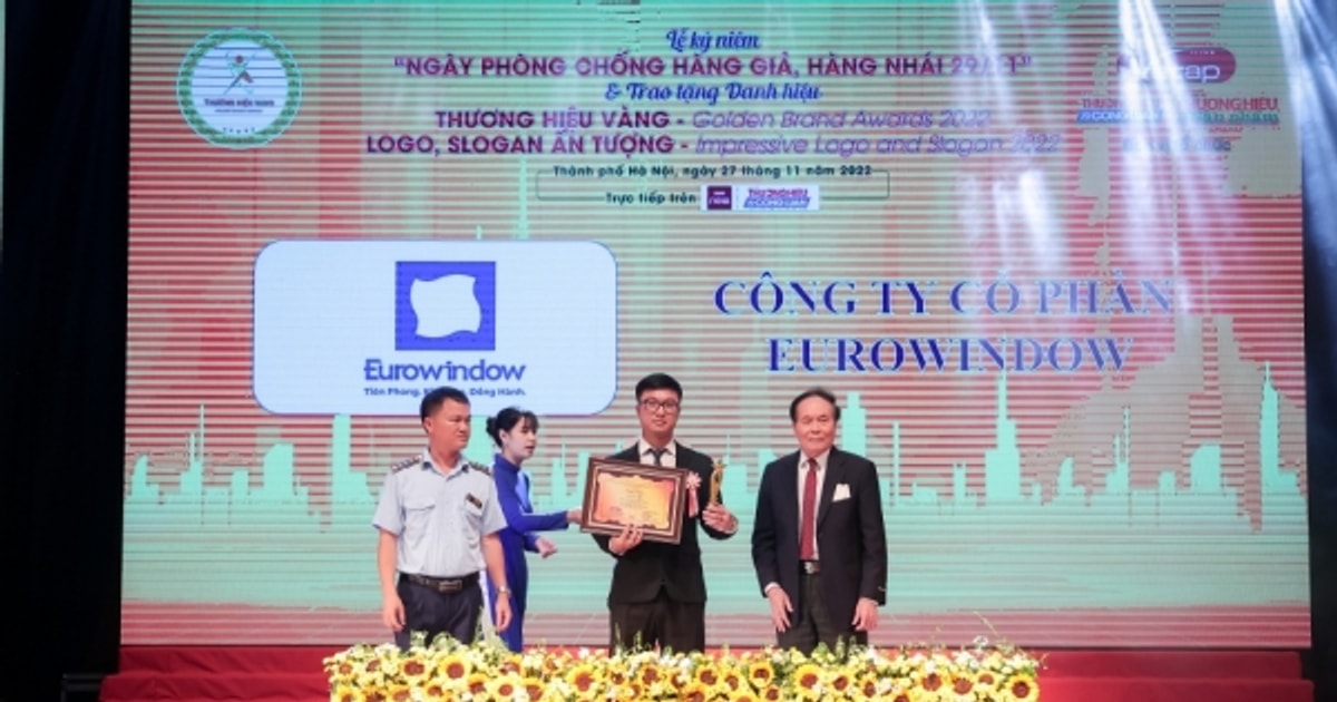 Eurowindow đạt giải thưởng ''Thương hiệu vàng - Logo và Slogan ấn tượng ...