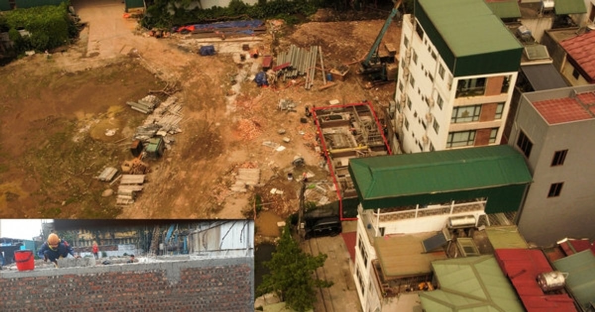 Thanh Trì: Dự án Cty Kinh Đô bị đình chỉ nhưng vẫn thi công