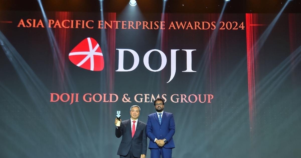 DOJI được công nhận Doanh nghiệp xuất sắc Châu Á