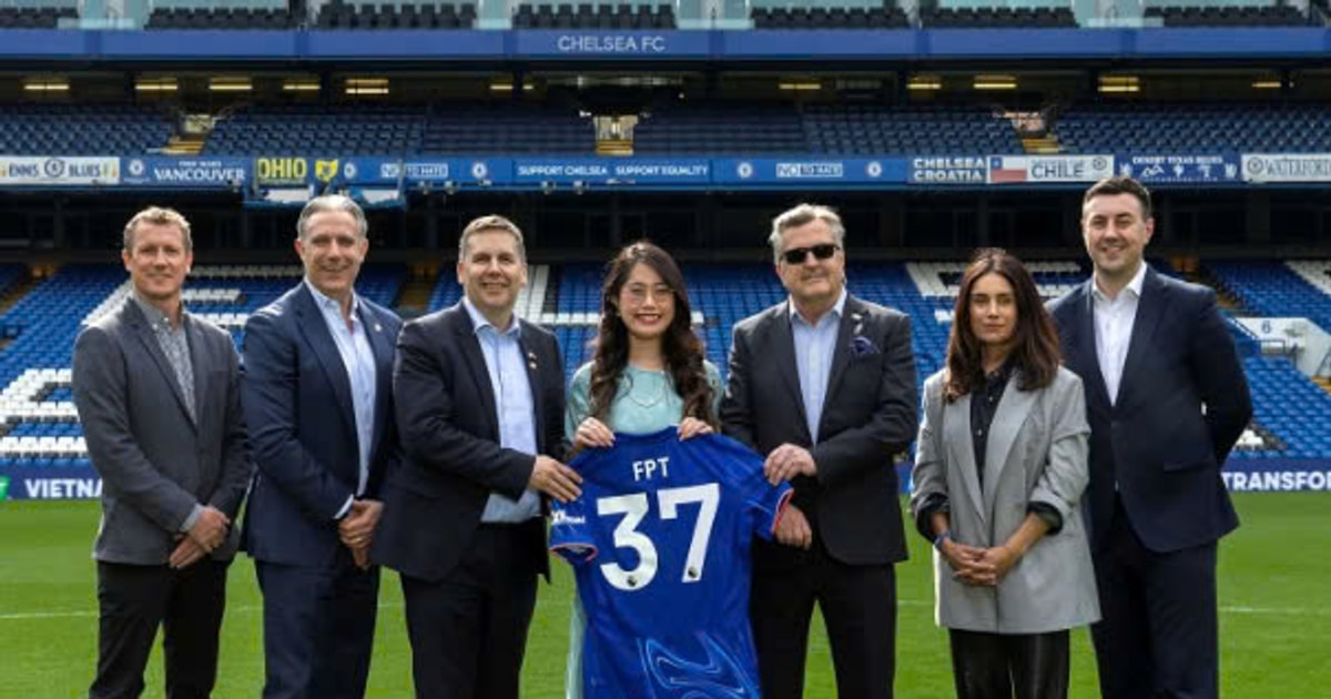 Tập đoàn FPT trở thành đối tác toàn cầu của Chelsea, logo xuất hiện ...